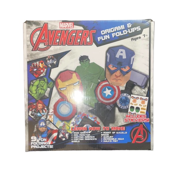 Marvel | Other | Marvel Avengers Origami Fun Foldups | Poshmark